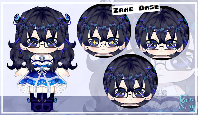 Make your chibi vtuber by Binyban | Fiverr