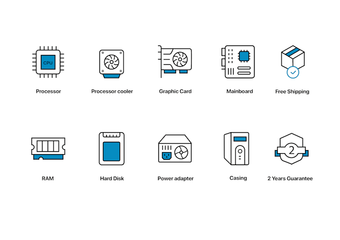 Design custom vector icon pack for app, web, business by Yessincreation ...