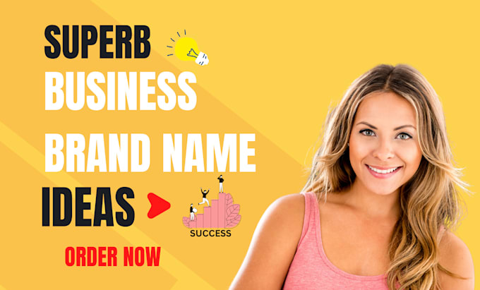 Conceive up catchy company, business, product, brand names with ...