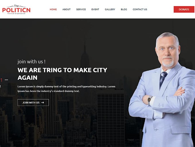 Design political campaign website for your political campaign by Jerry ...