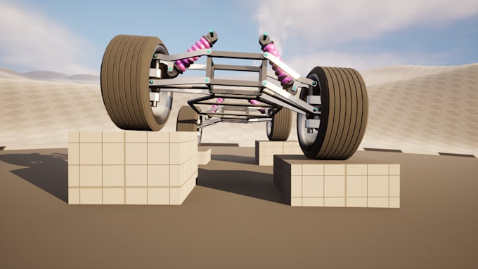 Rig any advanced vehicle for blender and unreal engine by Zeds_3d | Fiverr