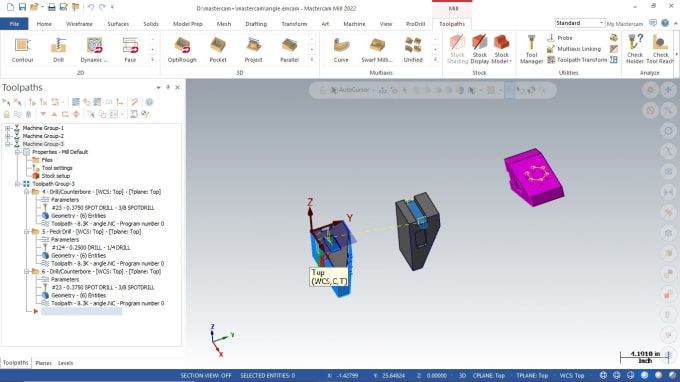 Generate g codes with mastercam for 3 4 and 5 axis machines by ...