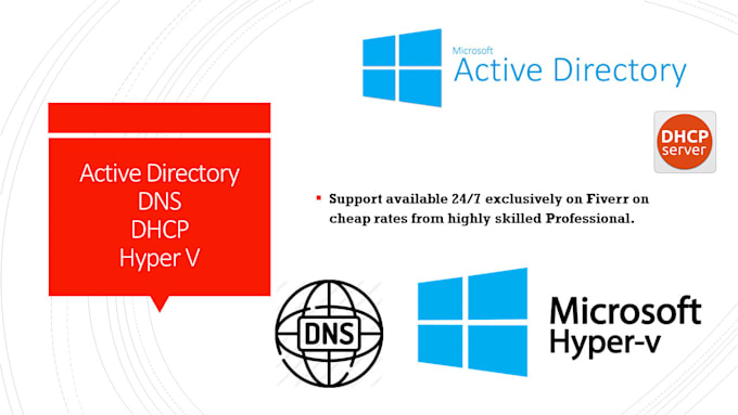 Configure and install windows server, active directory, dhcp by Irfan_work446 | Fiverr