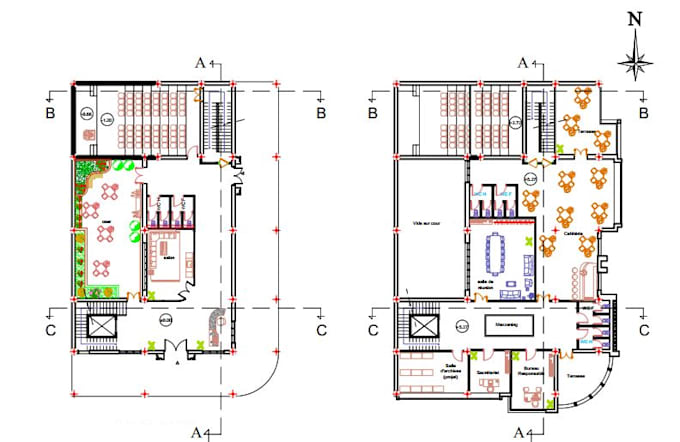 Draw your architectural floor plan in autocad 2d by Loqmanboudrai | Fiverr