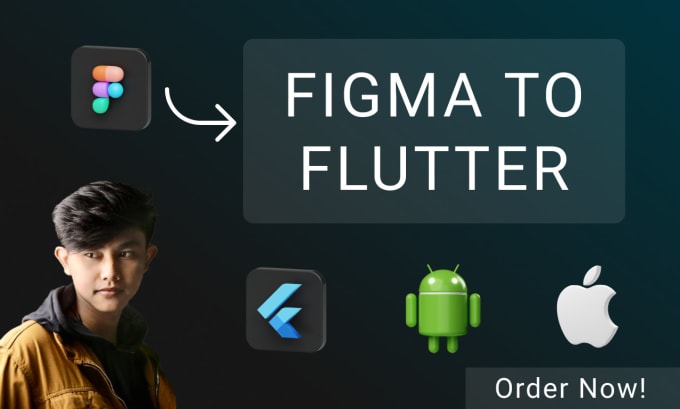 Design flutter apps, convert figma to flutter ui by Erderis | Fiverr