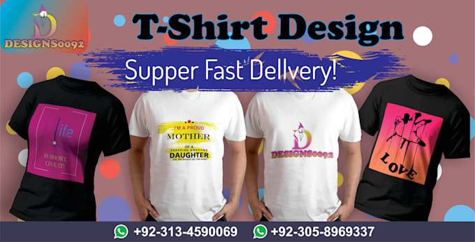Create for you a latest loyal beautiful shirts and t shirts designs by ...
