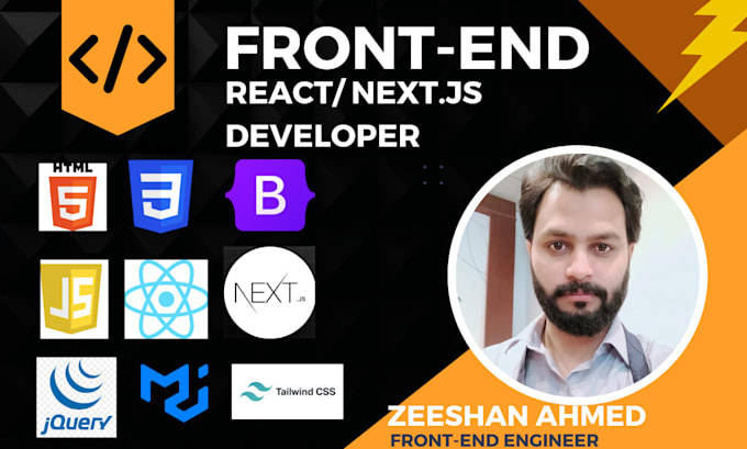 Be your front end web developer, will do front end development by ...