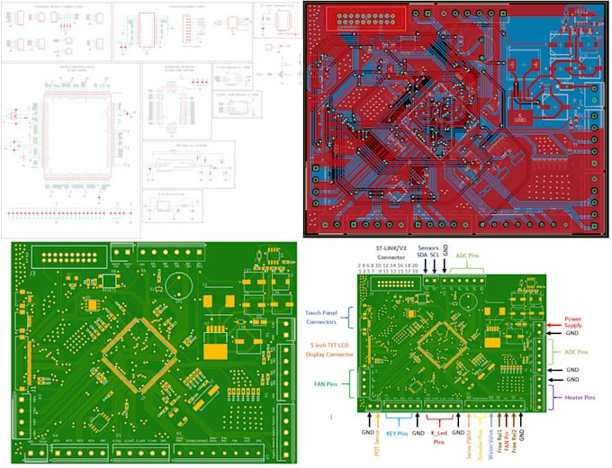 Design pcb designing on altium software by Summanishfaq173 | Fiverr