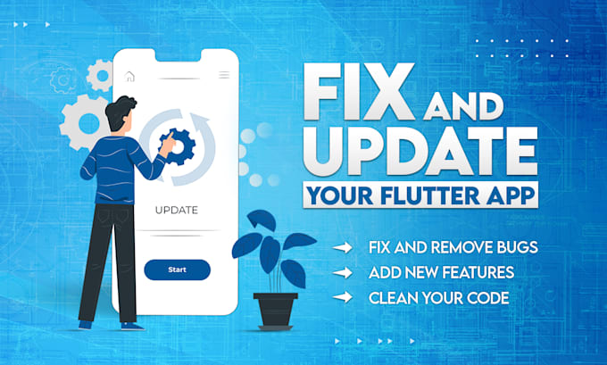 Update and optimize your existing flutter application by Fadihares1 | Fiverr