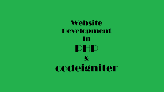Fix and develop php, codeigniter website by Ammar944 | Fiverr Fix and develop php, codeigniter website by Ammar944 | Fiverr