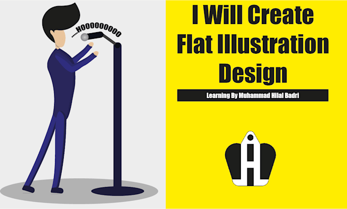 Do create flat illustration by Hilal_77 | Fiverr