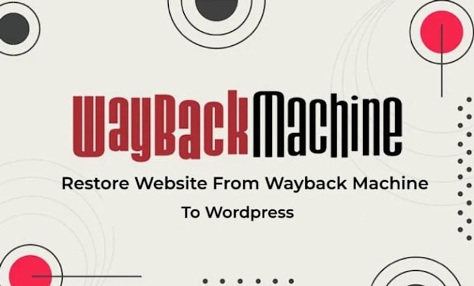 Restore website into html from wayback machine archive by Shining_star27 | Fiverr