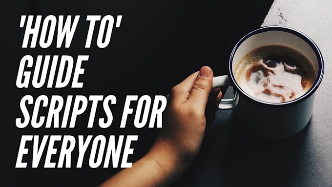 Write how to scripts for you by Vegascripts | Fiverr