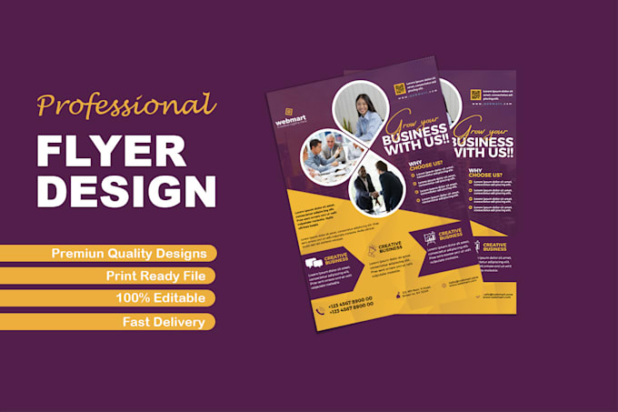 Create a high converting professional flyer design by Ok_designs_ | Fiverr