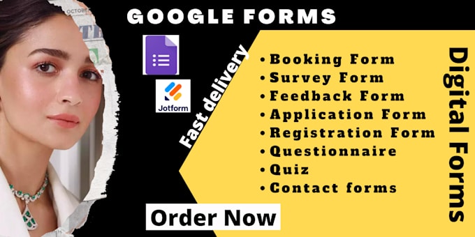 Make application feedback survey and more using google and jot form by ...