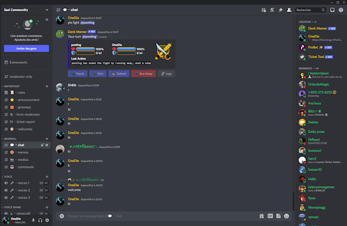 Create your discord professional by Onedie_ | Fiverr