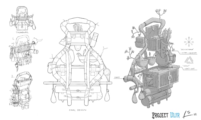 Design captivating prop and environment designs by Lucasstevensart | Fiverr