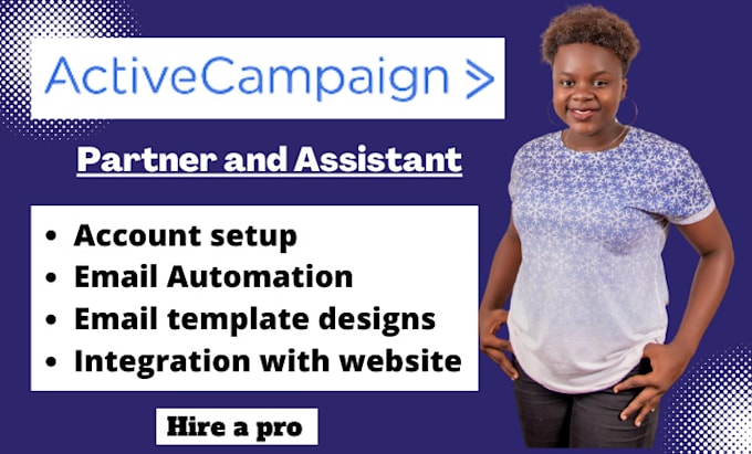 Setup active campaign automation, landing page, workflow, integration ...