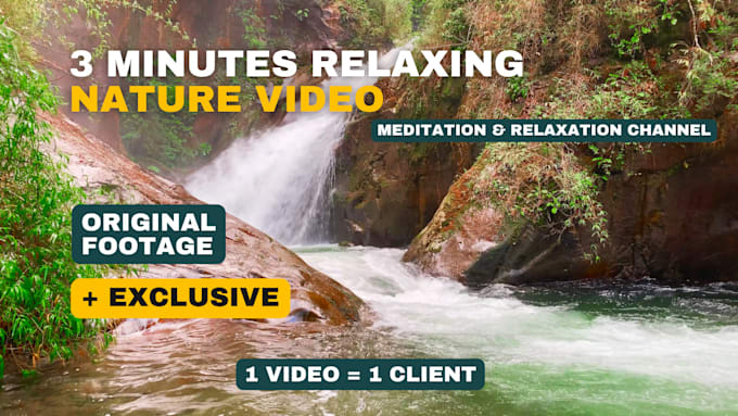Record 3 minutes real exclusive nature 4k videos by Pmedinua | Fiverr