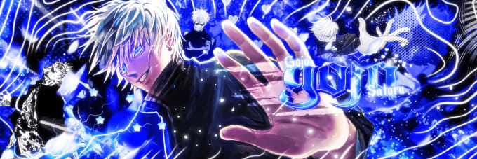 Design creative anime banners by Rxguedzn | Fiverr