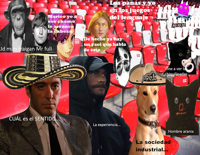 Create a meme or shitpost in spanish or english by Jgastel | Fiverr