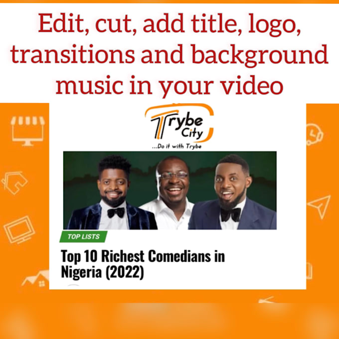 Edit, cut, add title, logo,transitions and backgroundsound in your ...