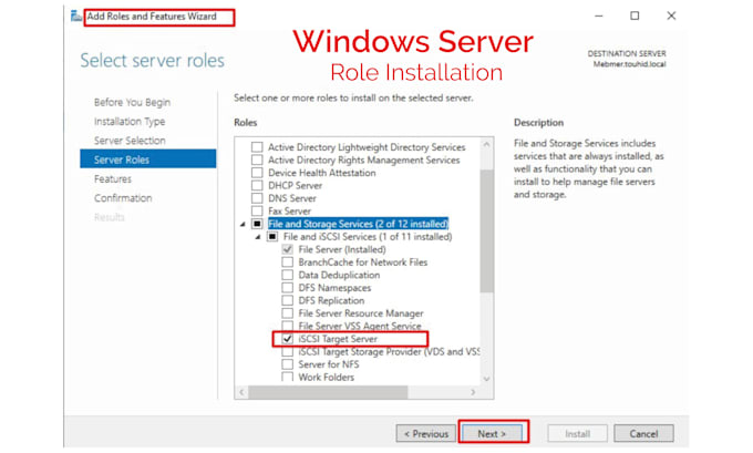 Install, configure the windows server active directory, dns, dhcp ... Install, configure the windows server active directory, dns, dhcp ...