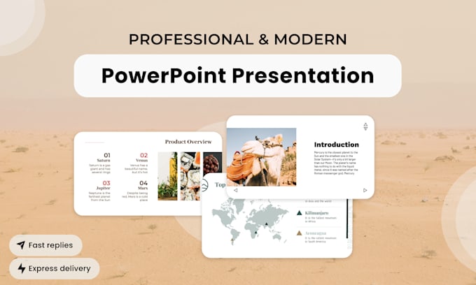 Create professional and modern presentation decks by Ruiwenwong | Fiverr