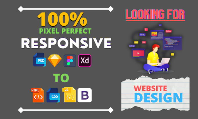 Customize figma to html psd to bootstrap 5 responsive design by ...