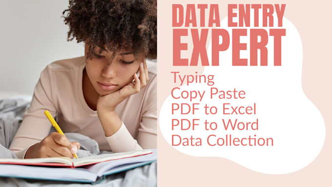 Be your virtual assistant for data entry, copy paste, typing by ...