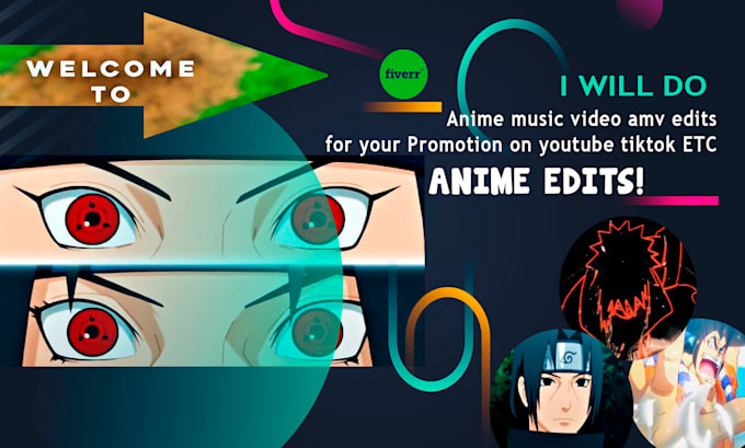 Do anime music video amv edits for yt, tiktok anime editor by ...