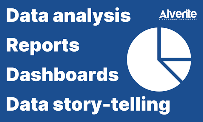 Provide data analytics, reporting, and dashboards by Alverite | Fiverr