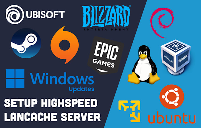 Setup lan cache server for your games by Mahmer97 | Fiverr