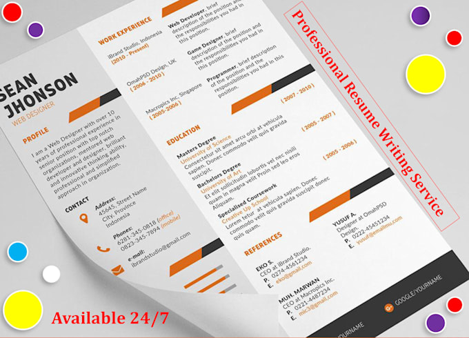 Write, update and design a professional resume by Billiontree | Fiverr
