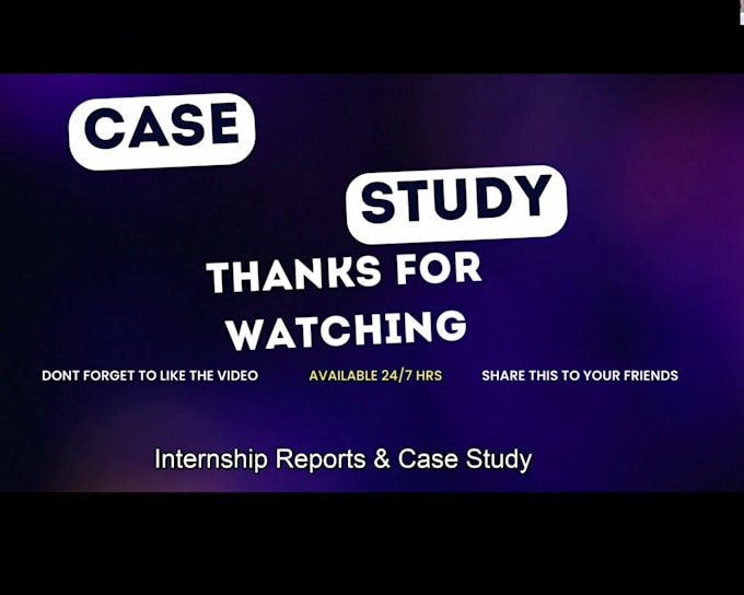 Make case study for business and universities internship case study by ...