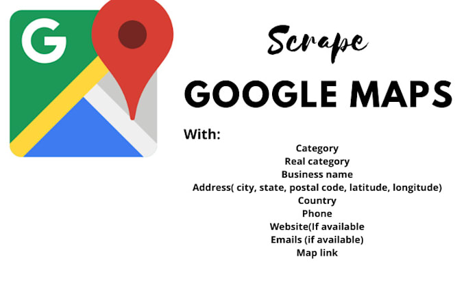 Target google maps data scraping and web scraping by Datacraper | Fiverr