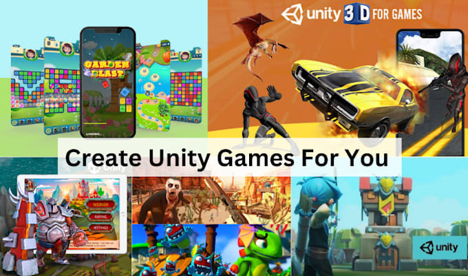 Develop 2d 3d game for android, ios, pc in unity game development by Hamza_hasssan | Fiverr