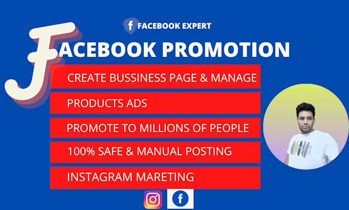 Do promotion your facebook page, instagram page and group by ...
