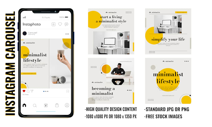 Design engaging instagram carousel posts and infographics by ...