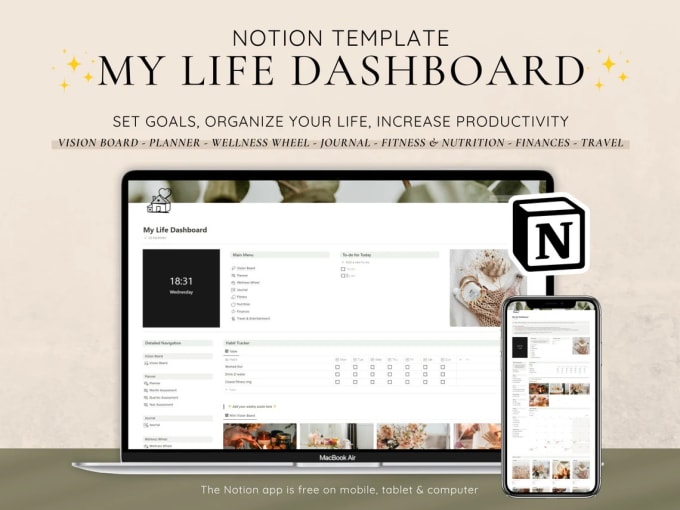 Create a notion custom template for you by Phillippatte761 | Fiverr