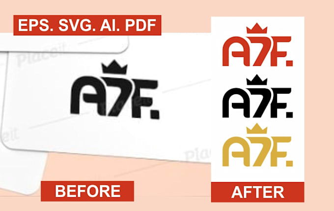 Redrawing logo jpg to vektor in coreldraw by Umamsyafaat05 | Fiverr