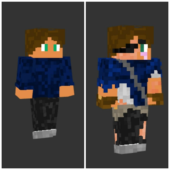 Make you a custom minecraft skin by Pajatb | Fiverr