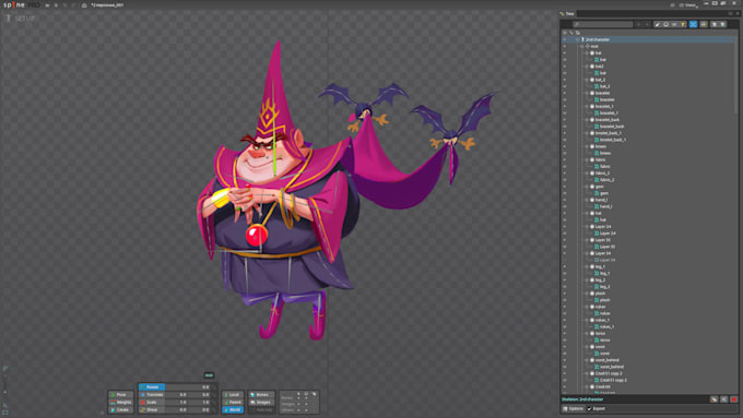 Animate your 2d game character in spine pro by Runani2020 | Fiverr
