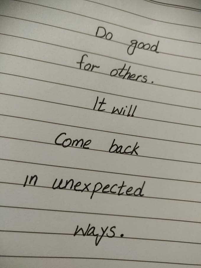 Write down any thing in a beautiful cursive handwriting by Shamsa12345 ...