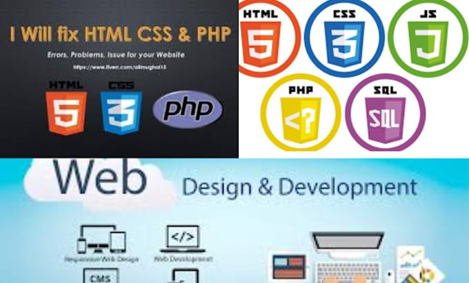 Create professional websites in javascript, html, and css and fix bugs ... Create professional websites in javascript, html, and css and fix bugs ...