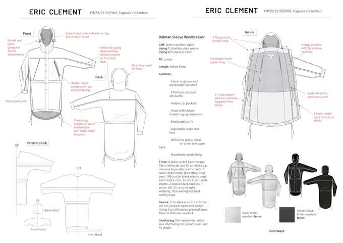 Design a tech pack with adobe illustrator by Ericjclement | Fiverr