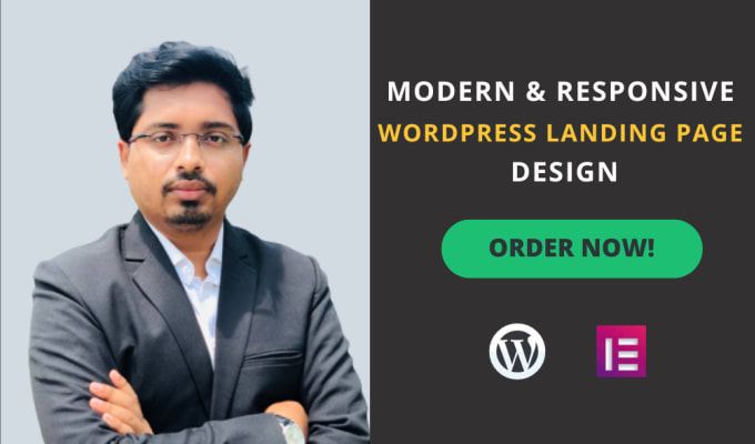 Create a modern responsive wordpress landing page design by Neaztech ...