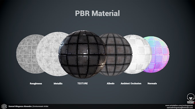 Create high quality pbr materials and textures by Sminguezaa | Fiverr