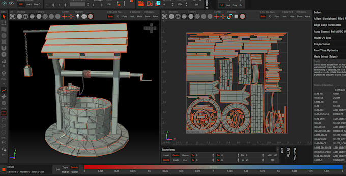 Unwrap and texture your 3d model by Lokhir | Fiverr