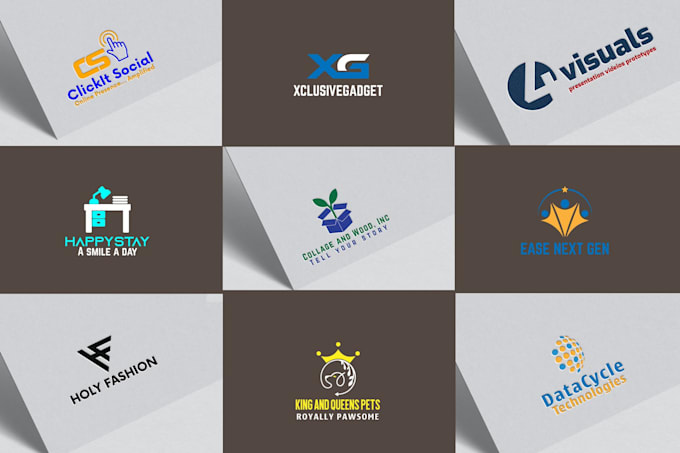 Design or redesign unique modern versatile flat minimalist business ...